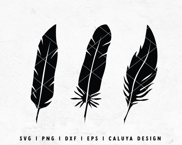 FREE Feather SVG | Silhouette SVG Cut File for Cricut, Cameo Silhouette ...
