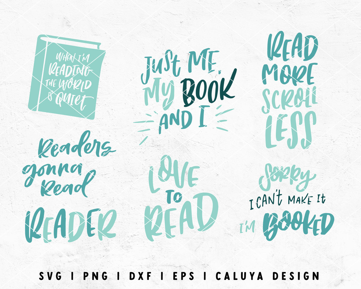 FREE Book Reader SVG | Book Warm SVG Cut File for Cricut, Cameo ...