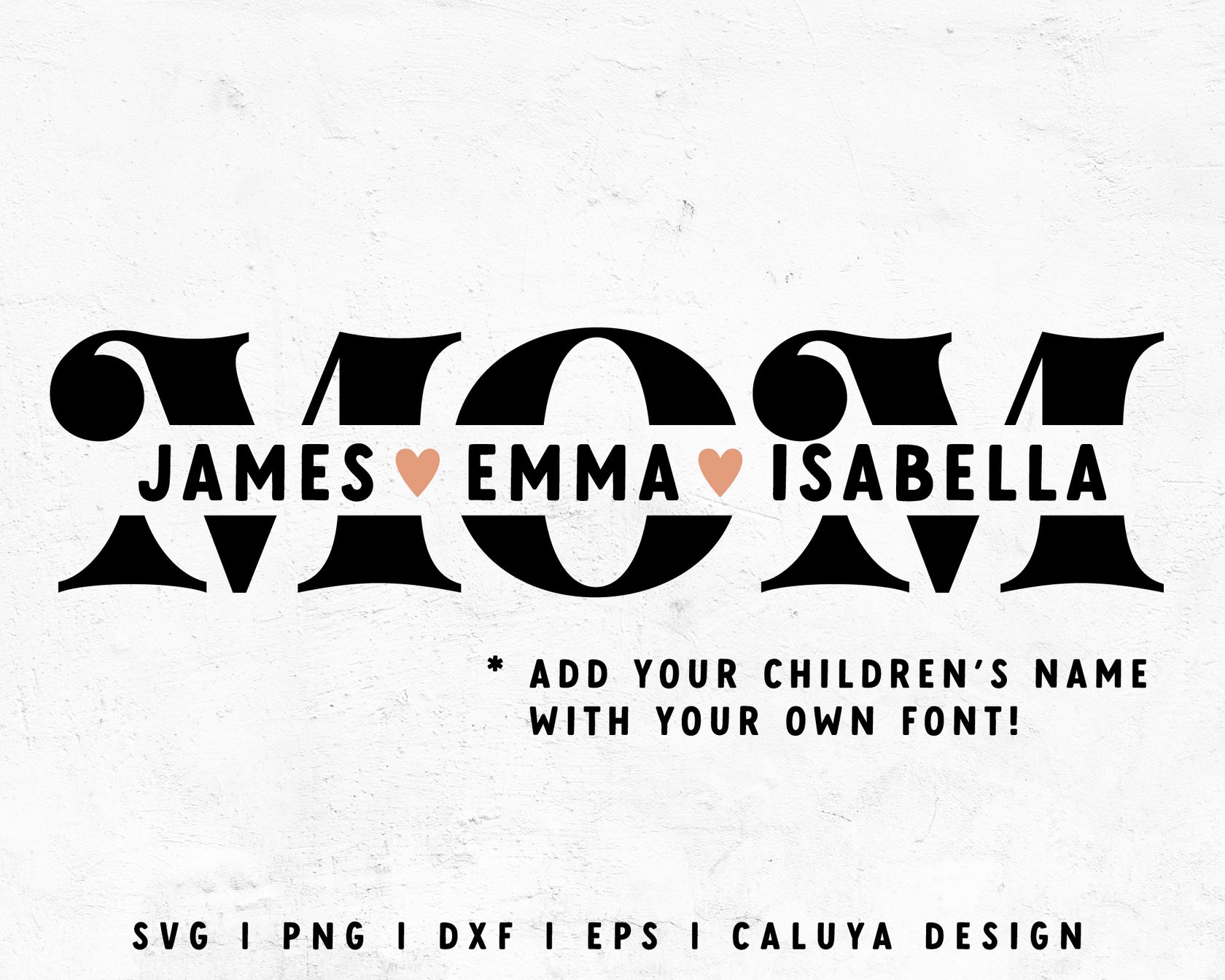 FREE Split Mom SVG | Mother's Day SVG | Mom Monogram SVG Cut File for ...