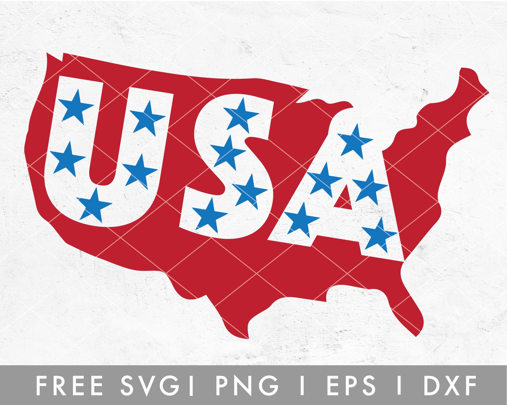 FREE USA Star SVG For Cricut, Cameo Silhouette – Caluya Design