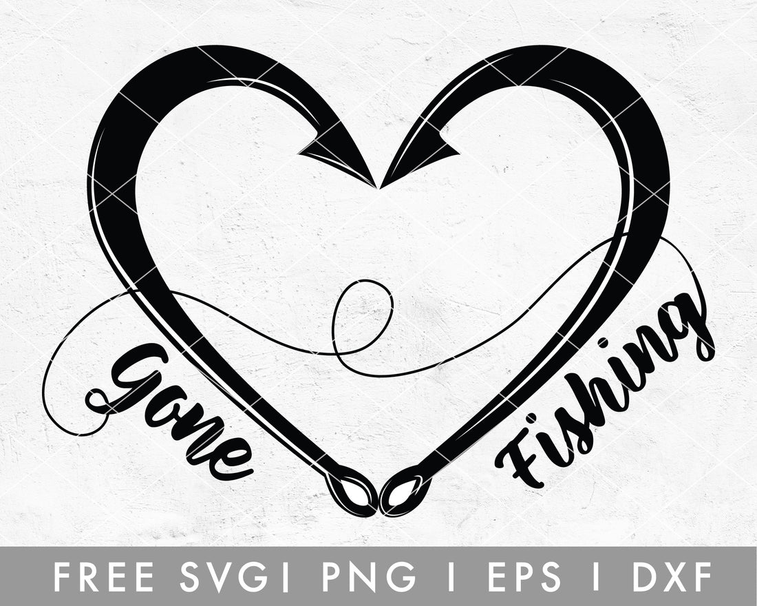 FREE Fishing SVG | Love Fishing SVG Cut File for Cricut, Cameo ...