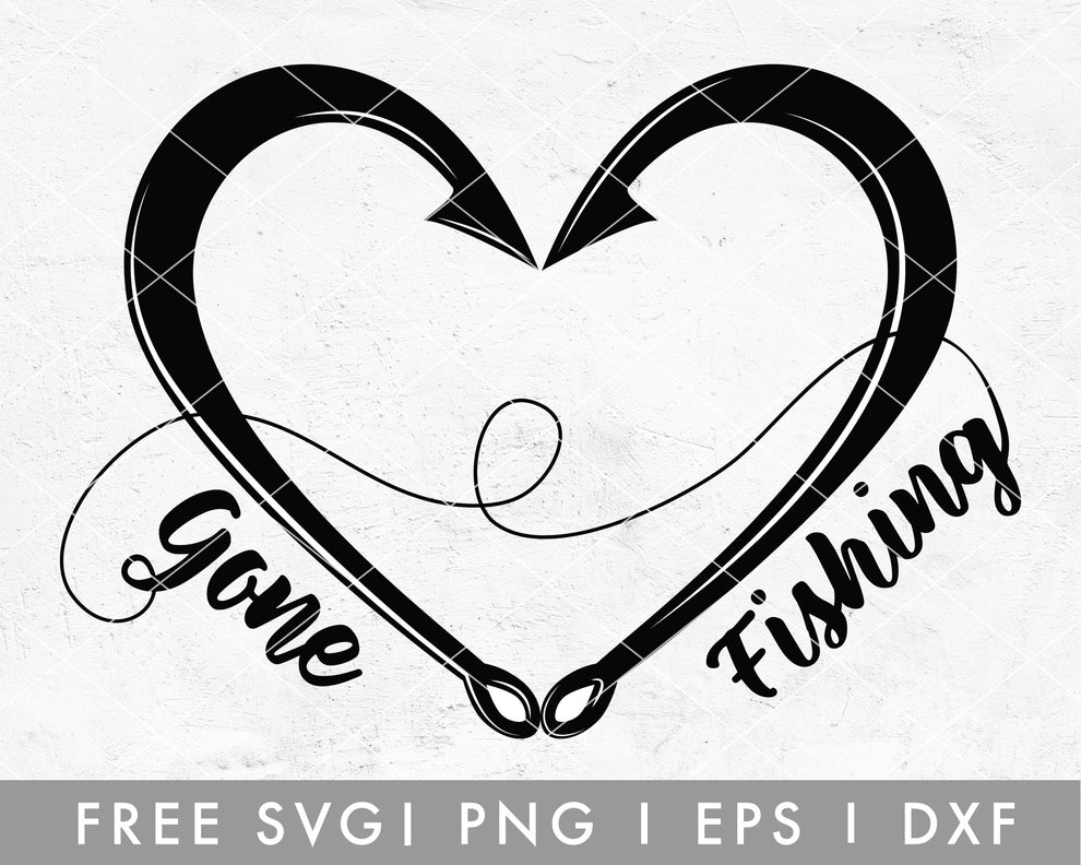 FREE Fishing SVG | Love Fishing SVG Cut File for Cricut, Cameo ...