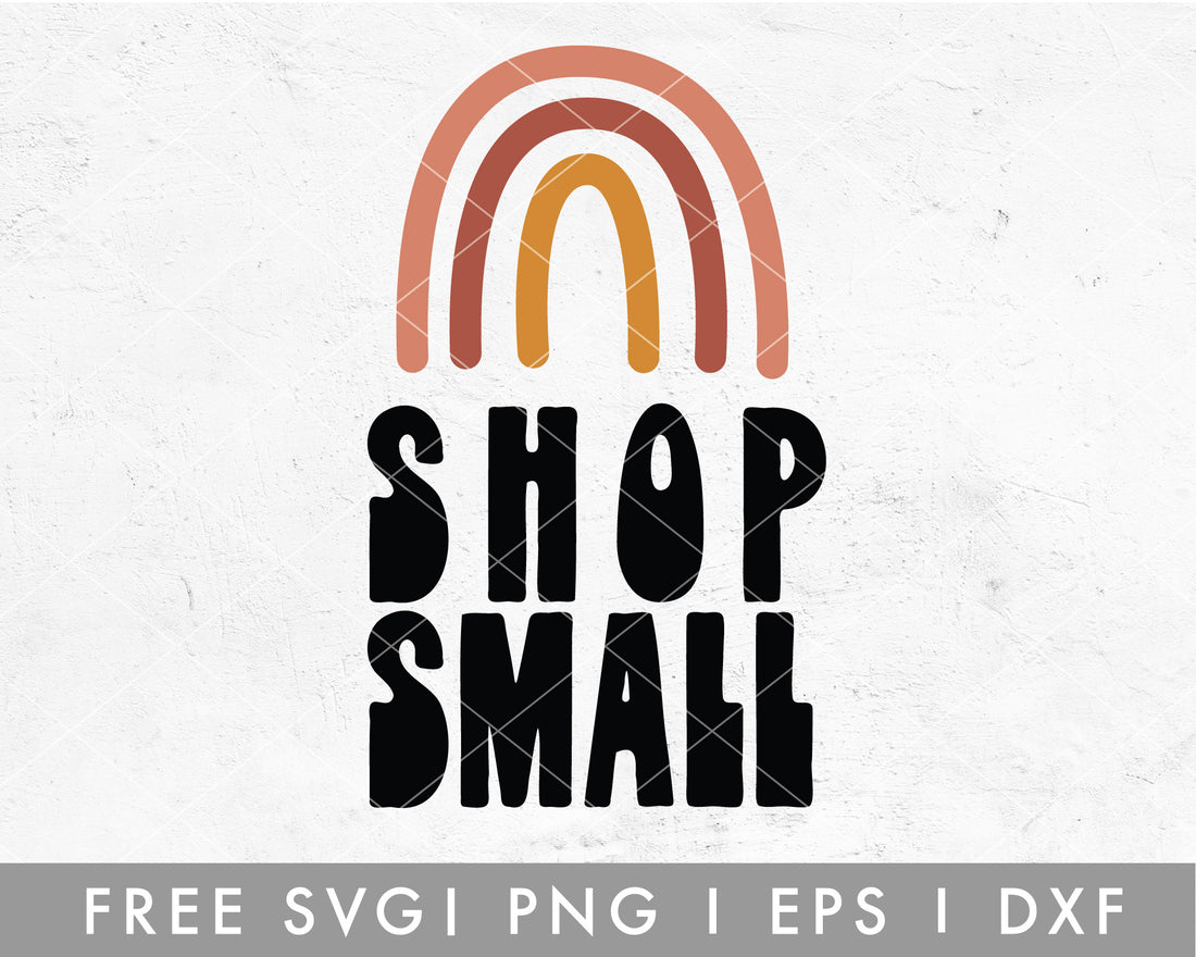 FREE Shop Small SVG For Cricut, Cameo Silhouette – Caluya Design