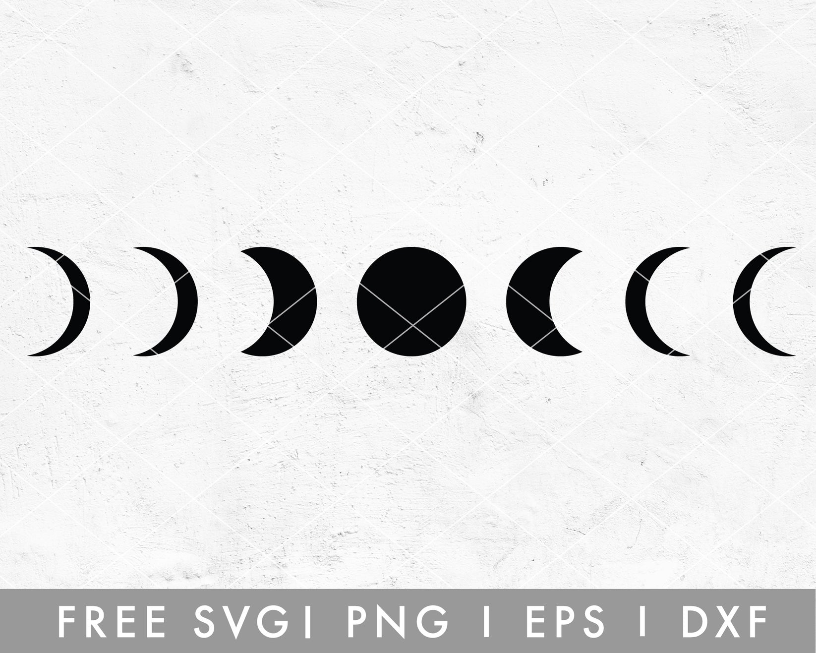 FREE Boho Moon SVG Cut File for Cricut, Cameo Silhouette – Caluya Design