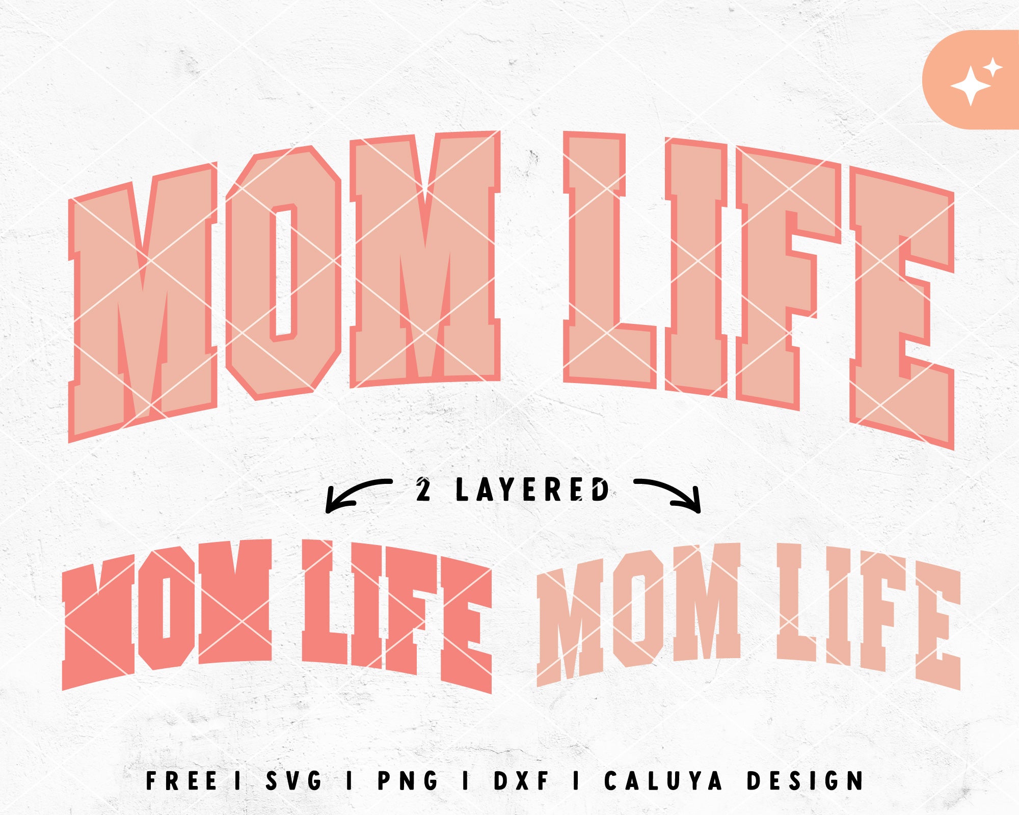 [ Premium ] Mom Life SVG | Layered Mom SVG – Caluya Design