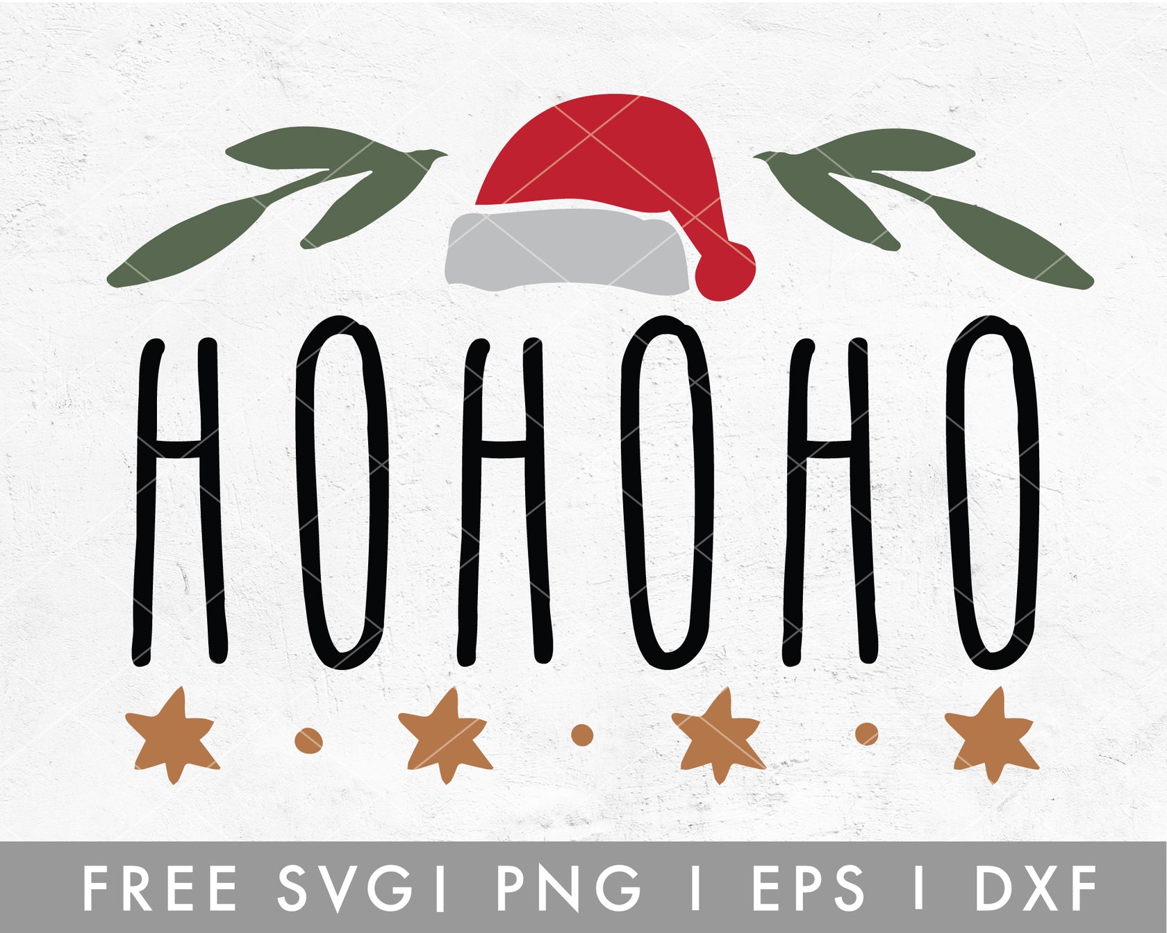FREE HOHOHO SVG For Cricut, Cameo Silhouette – Caluya Design