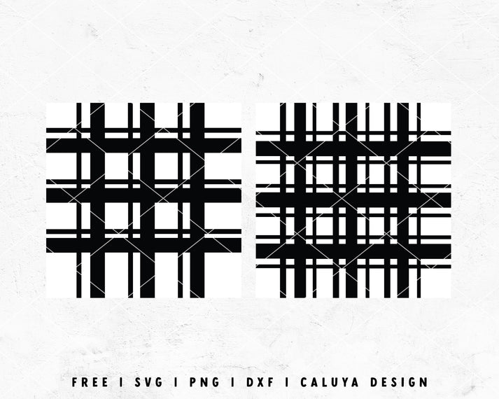FREE Plaid SVG | Plaid Pattern SVG Cut File for Cricut, Cameo ...