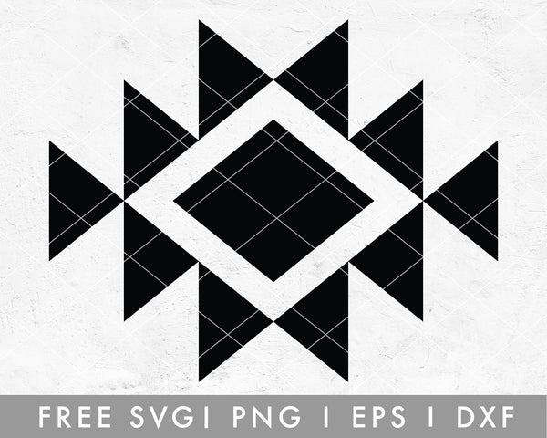 Free Tribal Pattern SVG Cut File for Cricut, Cameo Silhouette – Caluya ...