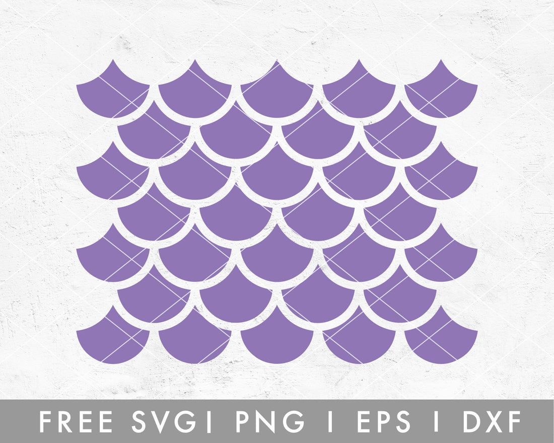 FREE Mermaid SVG | Mermaid Scale Cut File for Cricut, Cameo Silhouette ...