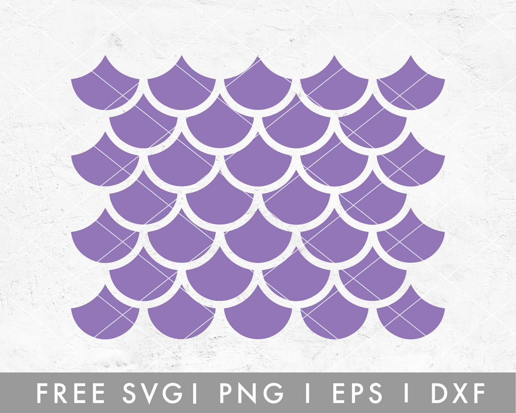 FREE Mermaid SVG | Mermaid Scale Cut File for Cricut, Cameo Silhouette ...