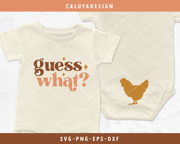 Guess What SVG Cut File for Cricut, Cameo Silhouette | Funny Baby SVG ...