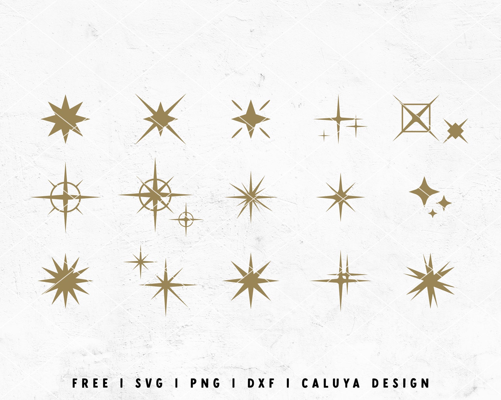 FREE Sparkle SVG | Bling SVG Cut File for Cricut, Cameo Silhouette ...