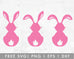 FREE Simple Bunny SVG Cut File for Cricut, Cameo Silhouette – Caluya Design