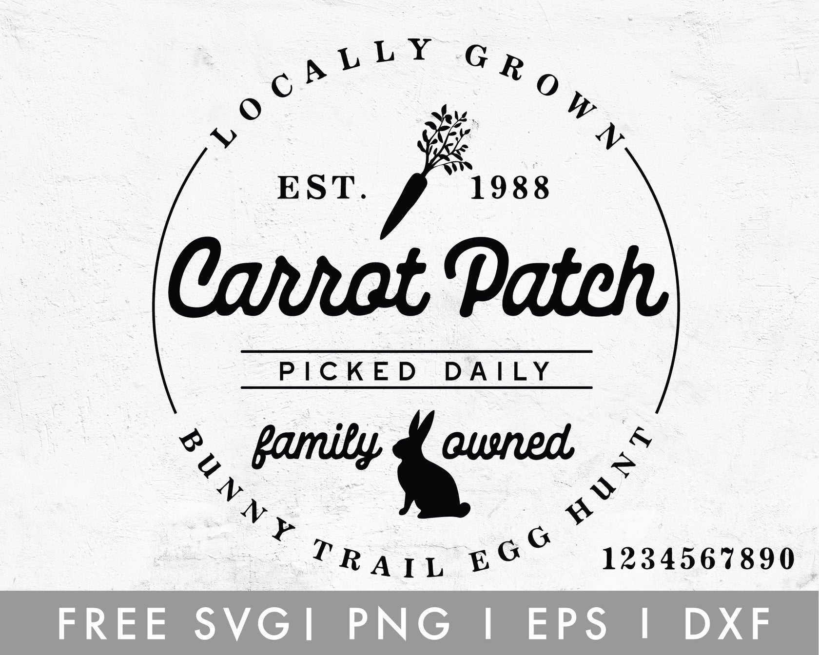 FREE Carrot Patch Farmhouse Sign SVG Cut File for Cricut, Cameo ...