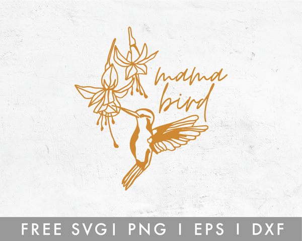 FREE Mama Bird SVG For Cricut, Cameo Silhouette – Caluya Design