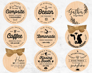 Circle Sign Making SVG Bundle – Caluya Design