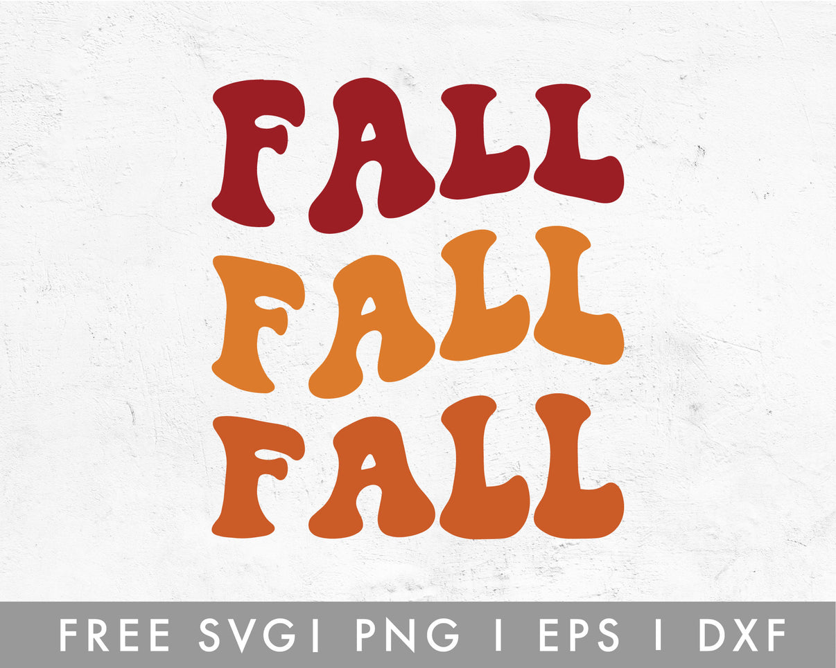 FREE Retro Fall SVG For Cricut, Cameo Silhouette – Caluya Design