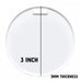 3 Inch Circle with Big Hole | Acrylic Blank | Craft Blank for Cricut P ...